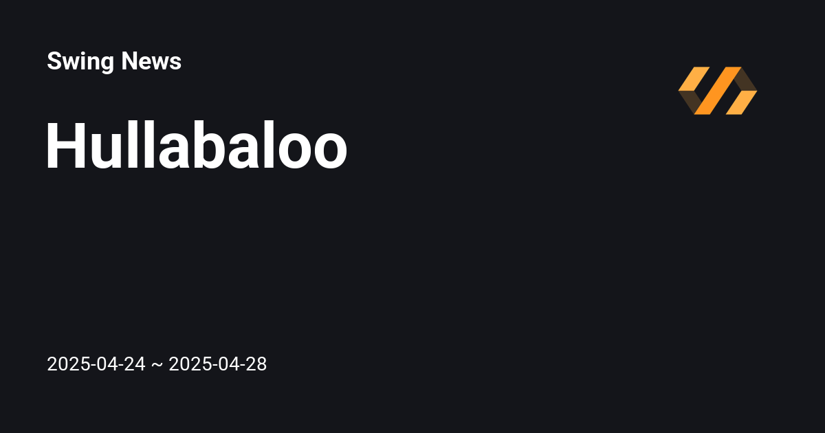 Hullabaloo - Swing News