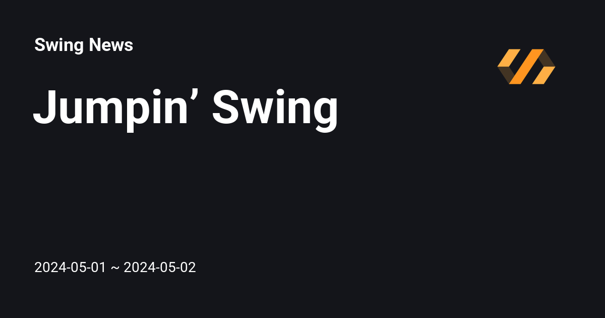 Jumpin’ Swing - Swing News