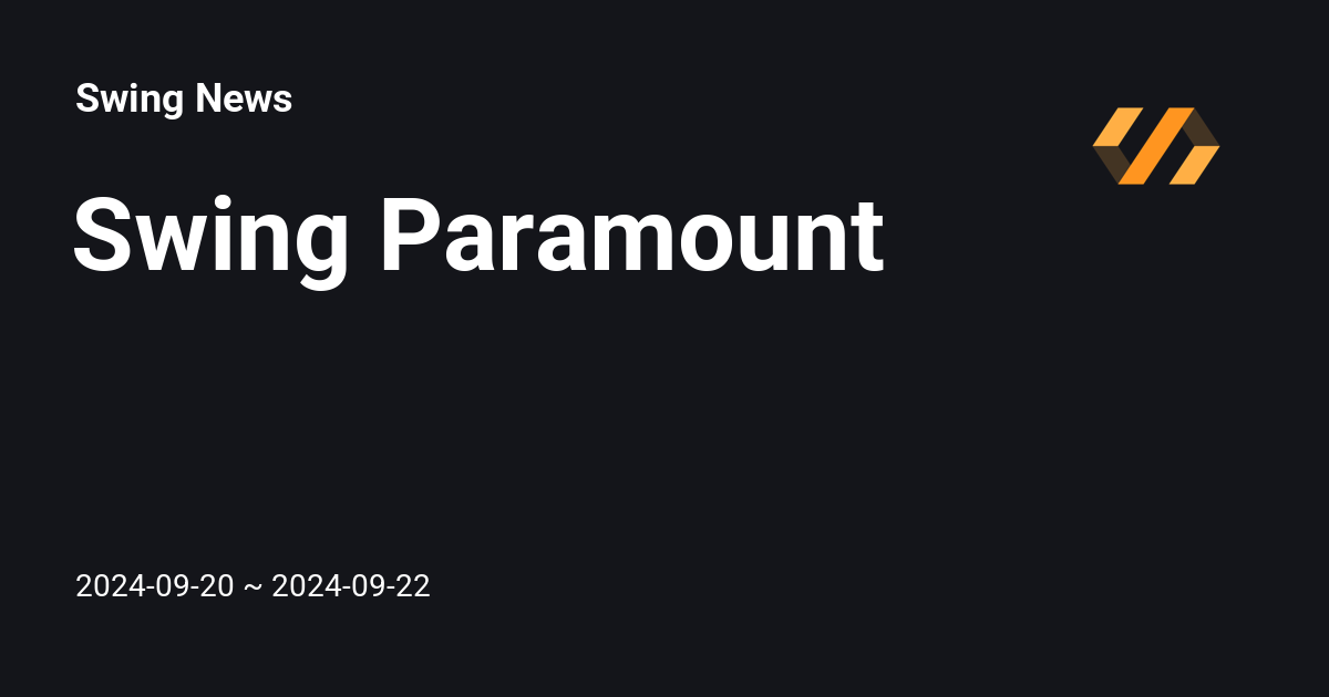 Swing Paramount - Swing News